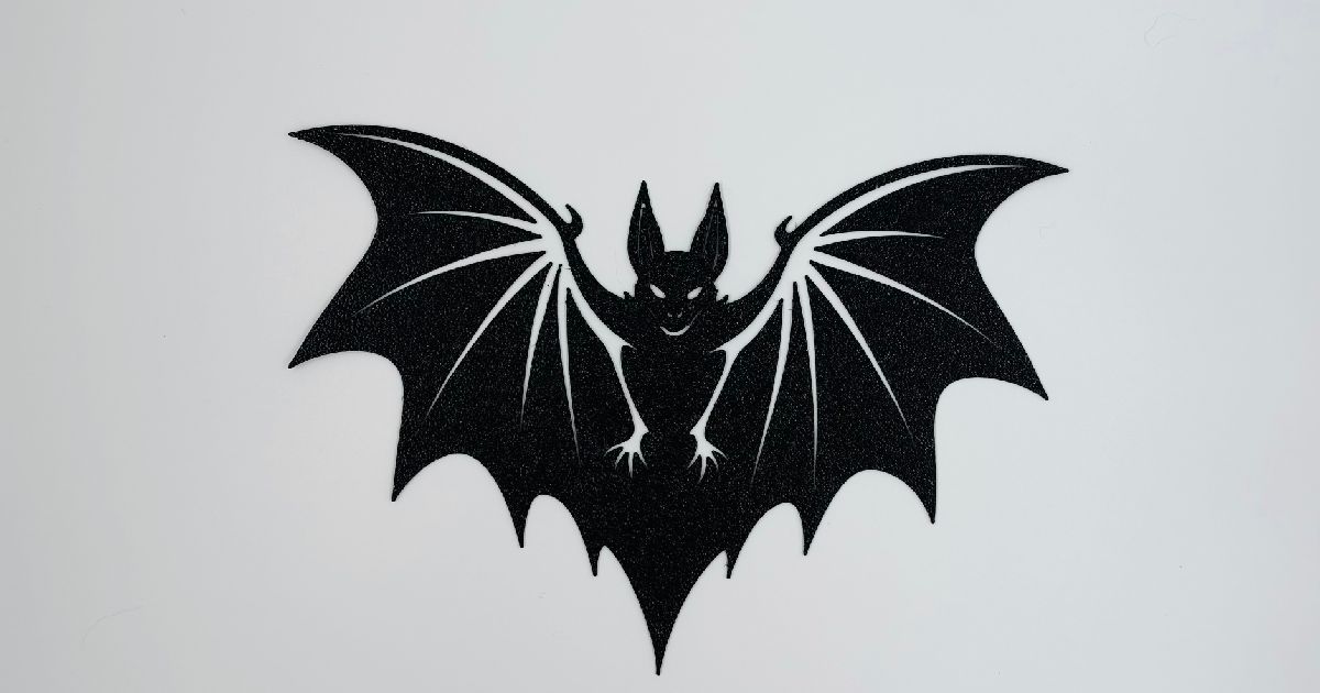 Bat - wall art por ViDDy3D | Descargar modelo STL gratuito | Printables.com