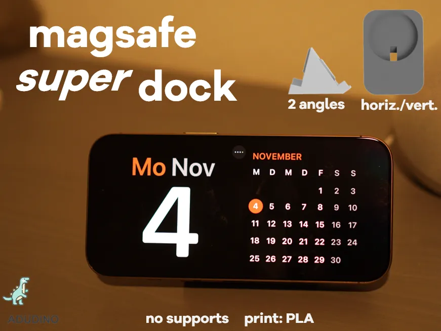 Standby Dock for iPhone - Magsafe Clock Standby Dock (magsafe dock) by ...