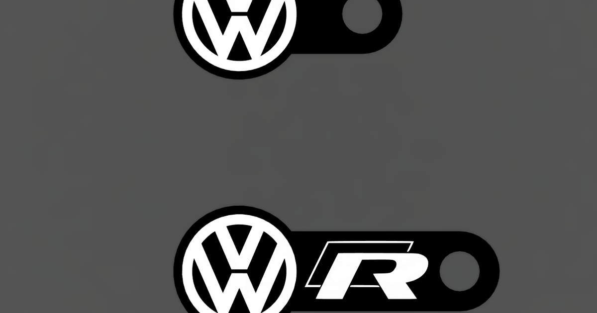 VW token / žeton do košíku by PantovarnikCZ | Download free STL model ...