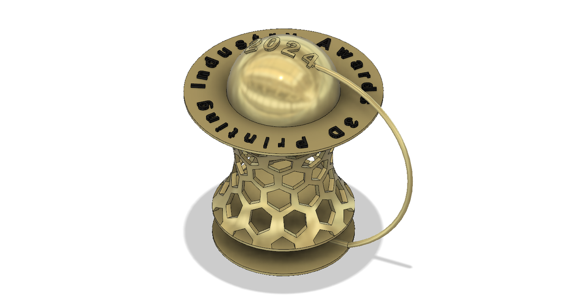 Spool Bottom Award Trophy by CAN DURAK | Download free STL model ...