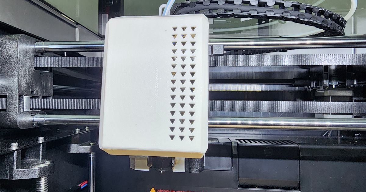 Qidi 4 Plus Tool Head with small triangle pattern by Michael Hathaway ...