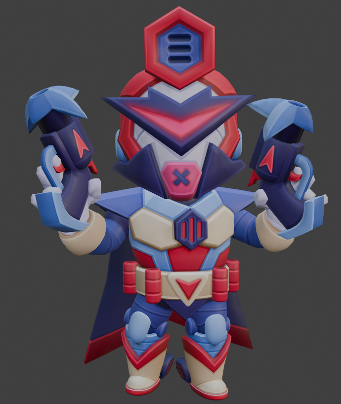 Mecha Colt - Brawl Stars por GoatGamez | Descargar modelo STL gratuito ...