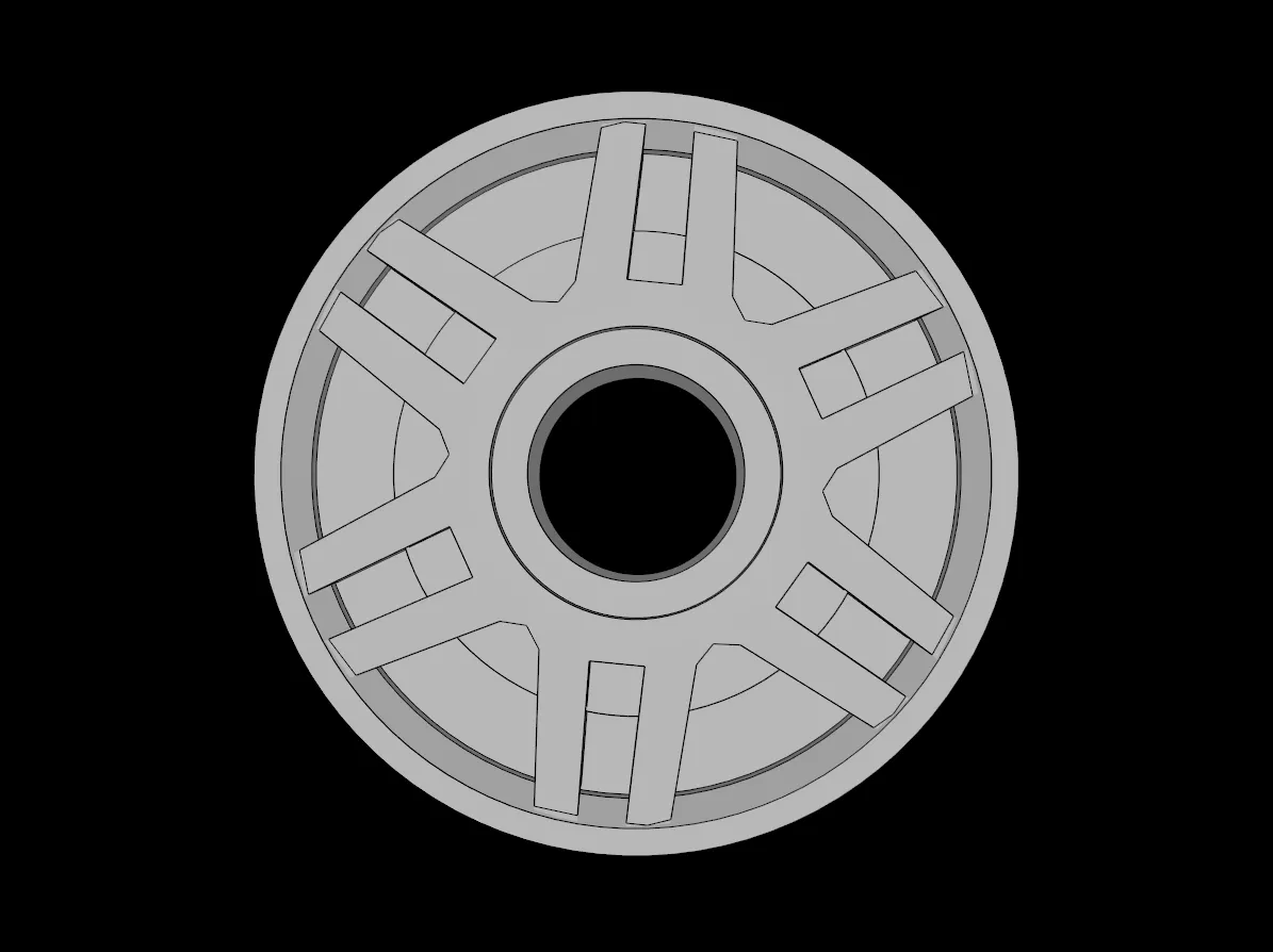 Lego Compatible (13971.dat) Wheel Rim 8 x 18 with Deep Centre Groove ...