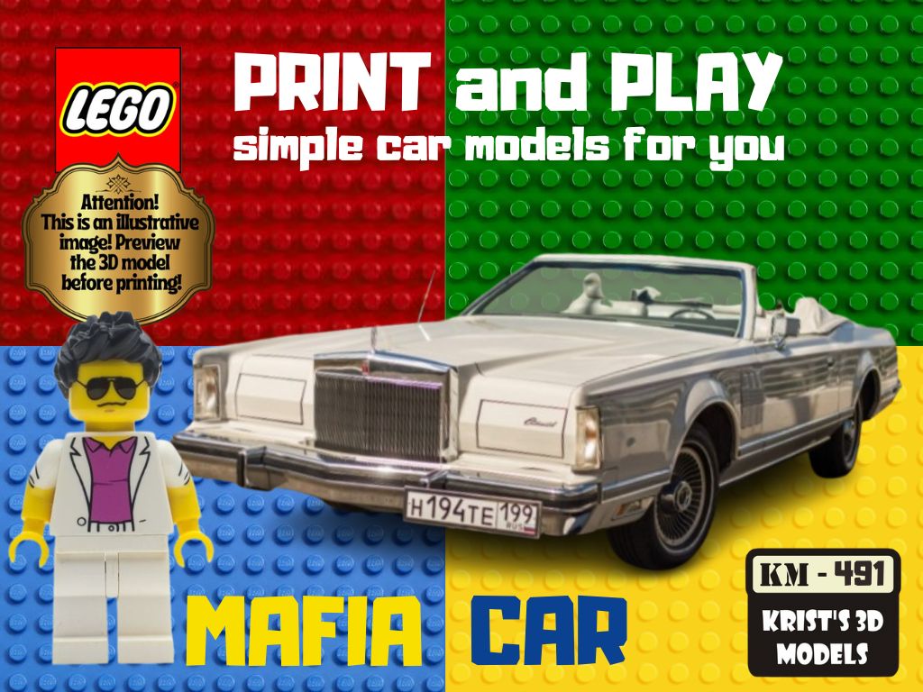 Lego Mafia Car por Mgr. Pavel Krist | Descargar modelo STL gratuito ...