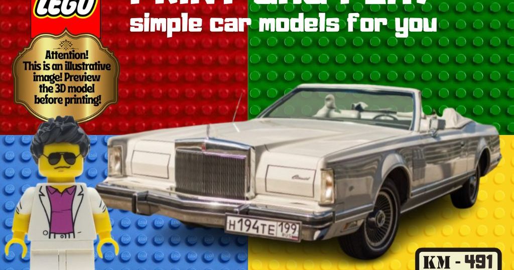 Lego Mafia Car por Mgr. Pavel Krist | Descargar modelo STL gratuito ...