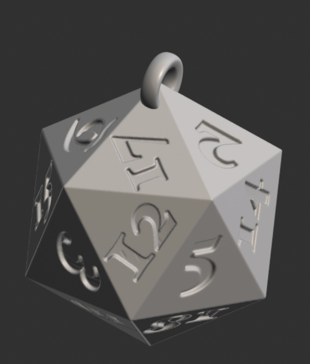 Bee20 Keychain D20 Dice by BlubberDylan | Download free STL model ...