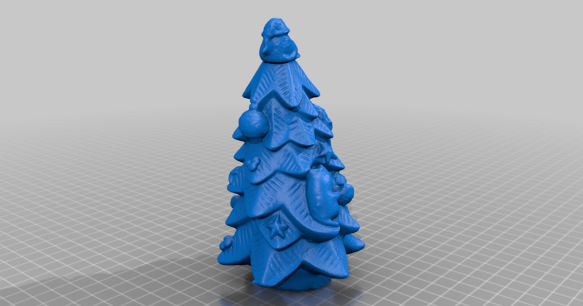Christmas Tree（generated by Revopoint POP 2） by PLAprinter | Download ...