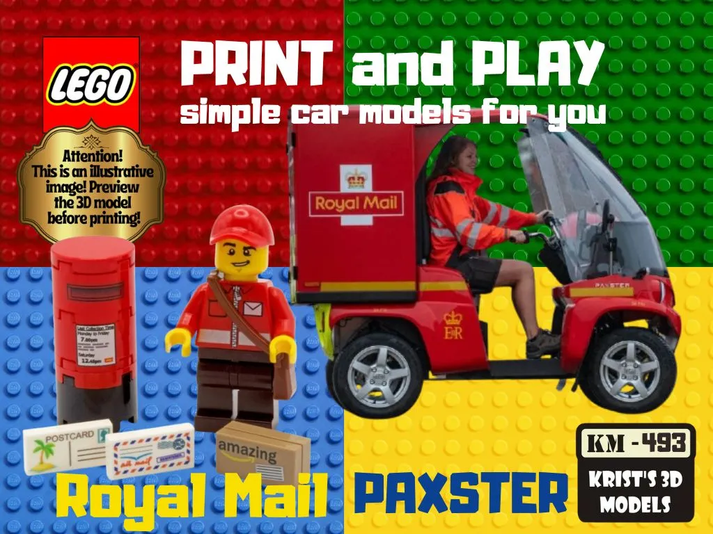 LEGO Royal Mail Paxster by Mgr. Pavel Krist | Download free STL model ...