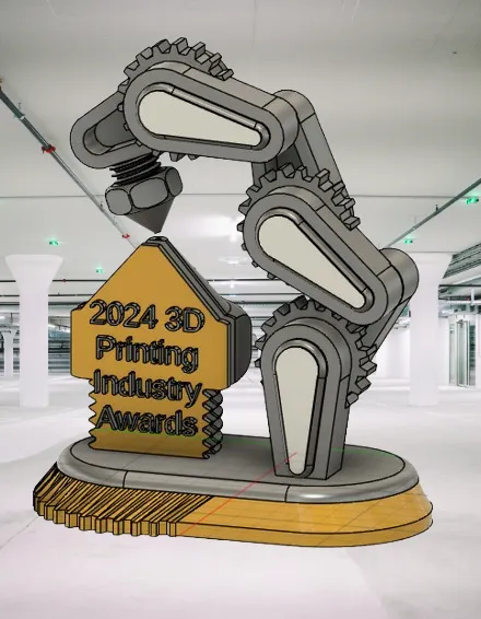 Robotic arm Industry Awards - Trophy by SKFactory3D | Download free STL ...