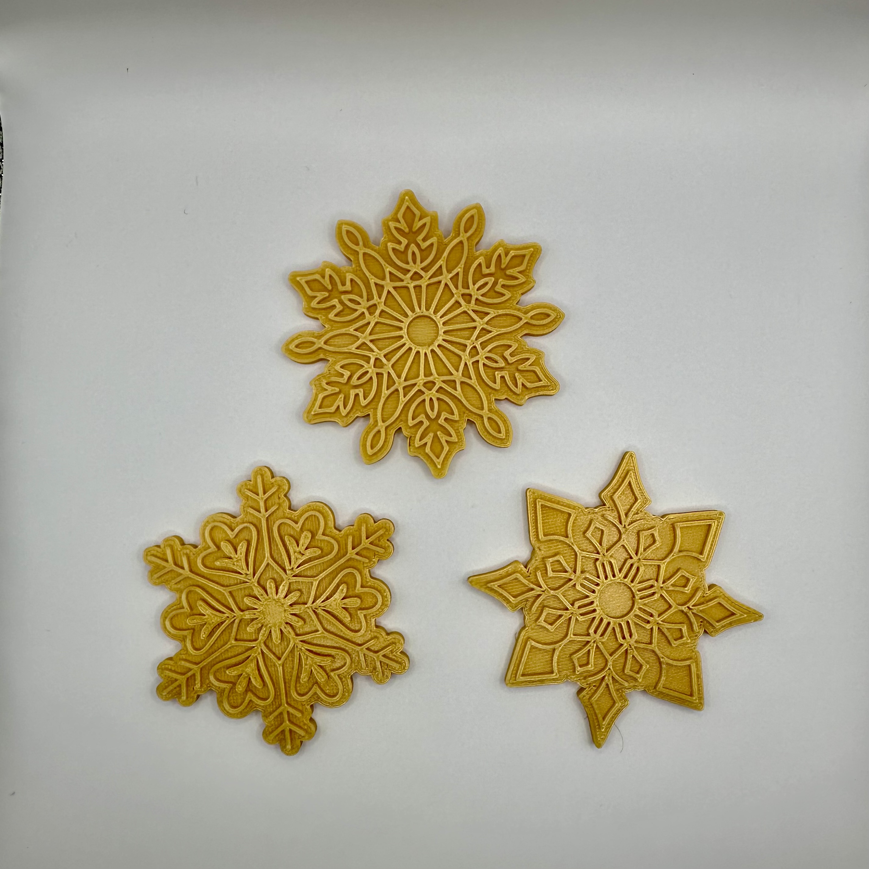 Snowflake cookie cutter / stamp 03 by Indibles | Download free STL ...