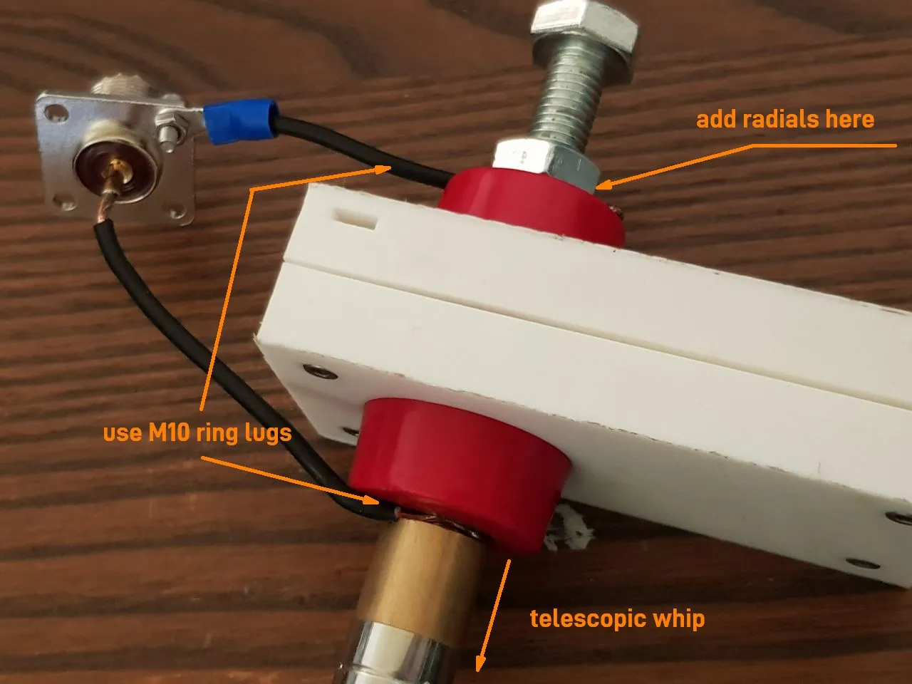 POTA PERformer antenna mount for M10 whip by YO3GND | Download free STL ...