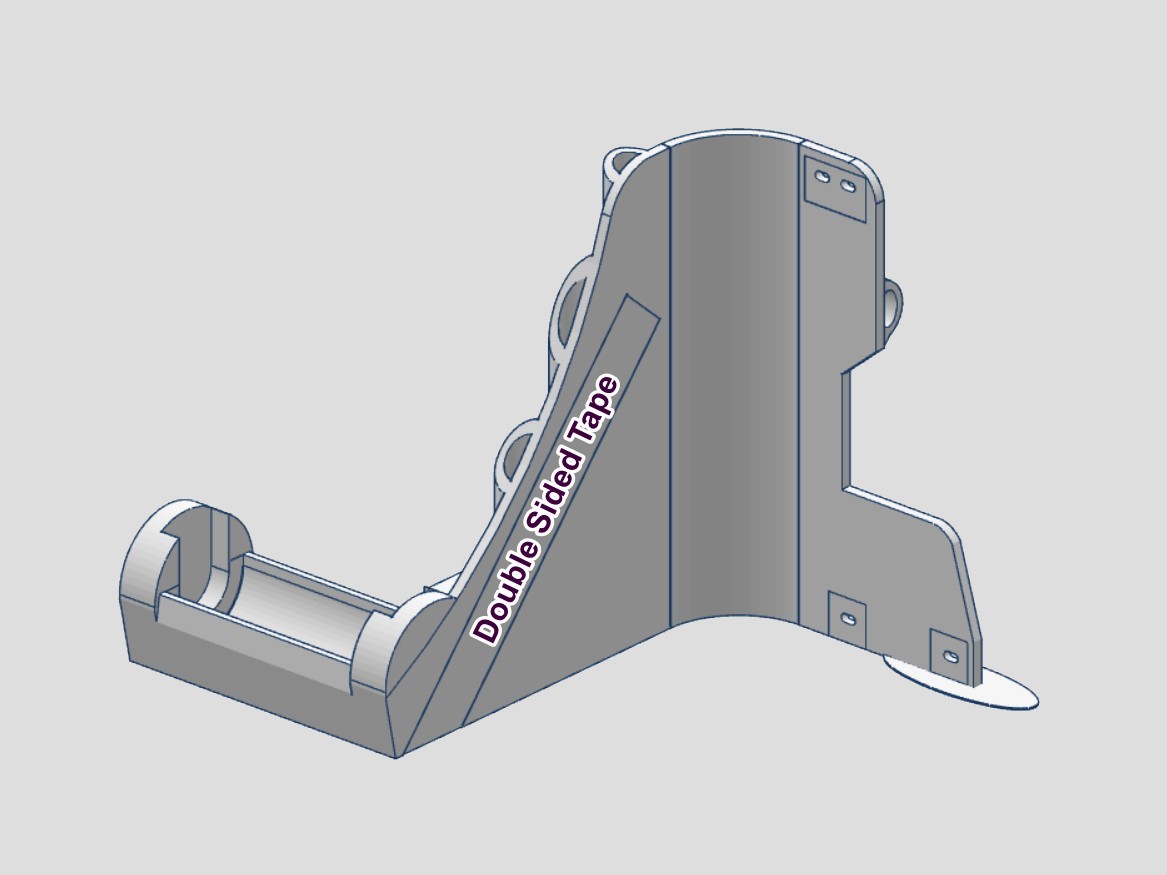 Side Spool Holder for Bambu Lab P1S by Bootjevaarder | Download free ...