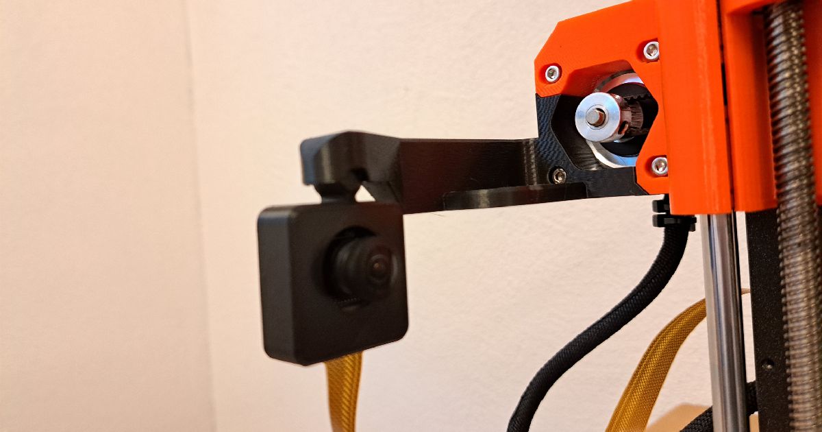 Prusa Raspberry Pi Wide Angle Camera Mount by ftobler | Download free ...