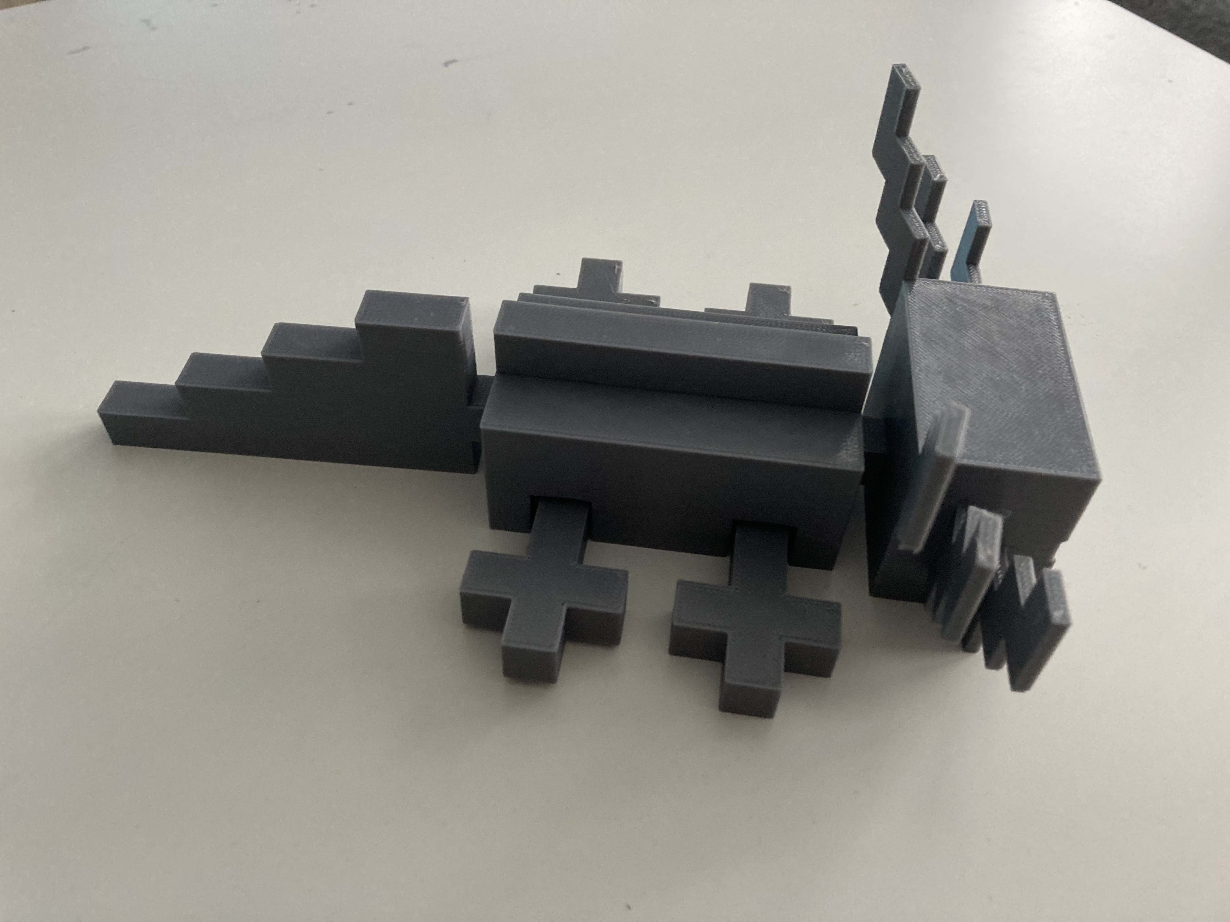 Flexi Axolotl Minecraft por JERRY | Descargar modelo STL gratuito ...