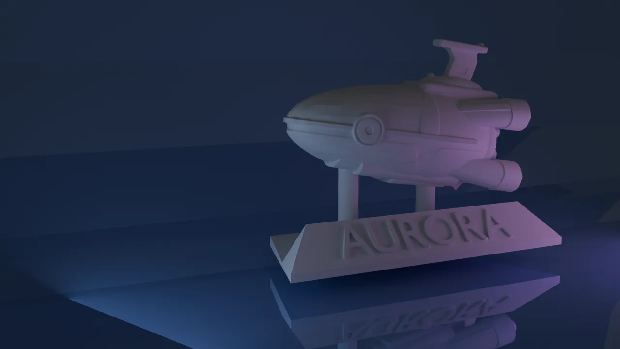 aurora from subnautica (corrected) by premaster | Download free STL ...