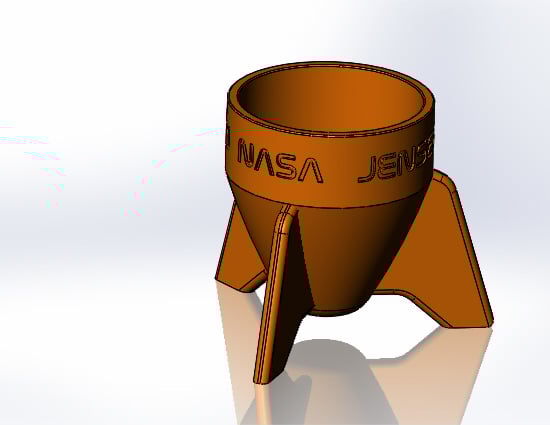 ROCKET CUP by Carlos Martinez | Download free STL model | Printables.com