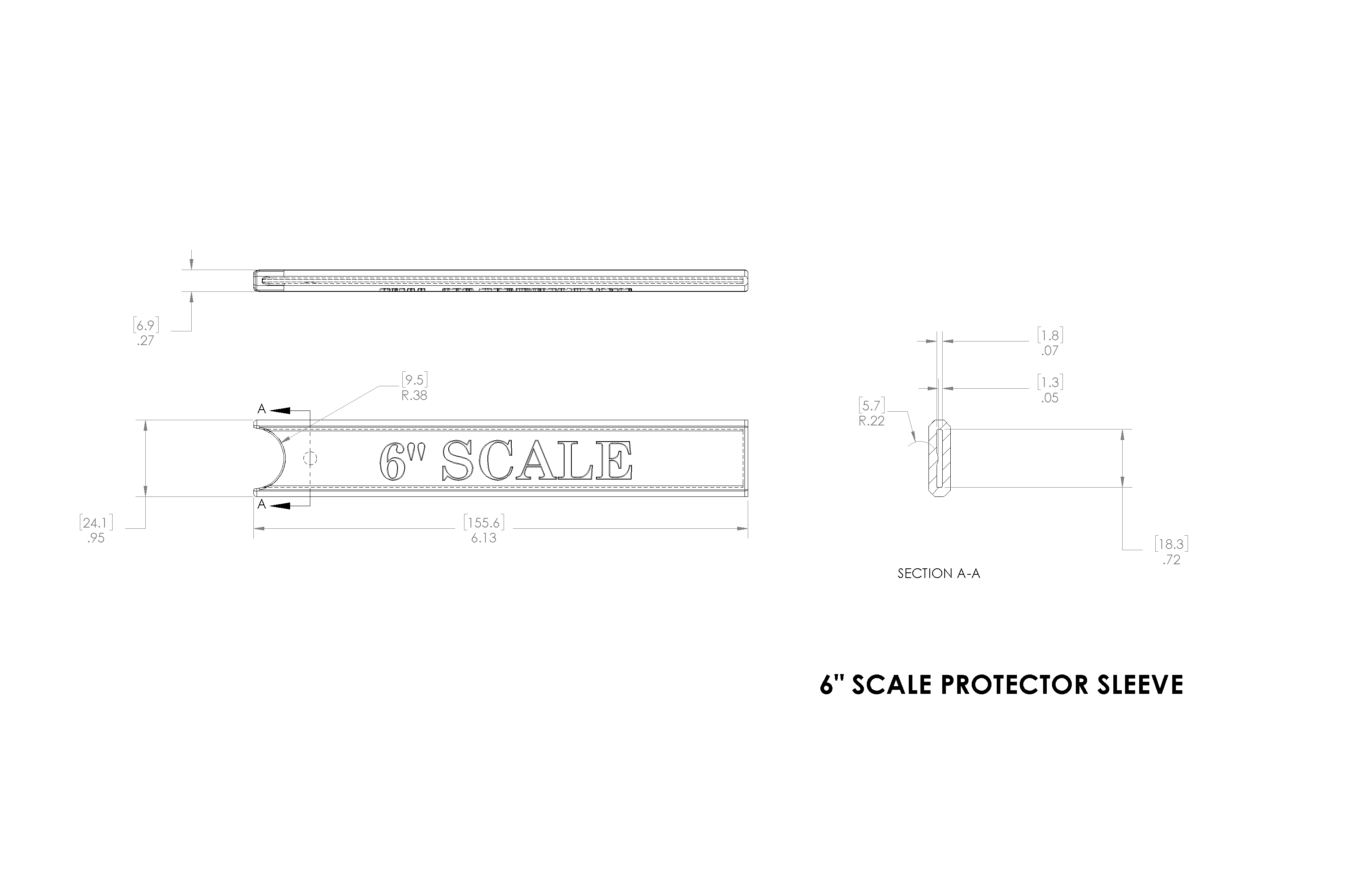 6" Scale Protector Sleeve by Simmer65 | Download free STL model ...