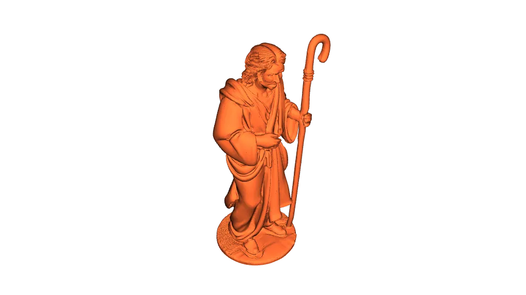 Nativity Shepherd by Peter Farell | Download free STL model ...