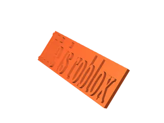 roblox sign (life is roblox) by creater + | Download free STL model ...