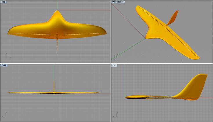 MIZMO - A Blended Wing Body (BWB) Flying Wing by Geode | Download free ...