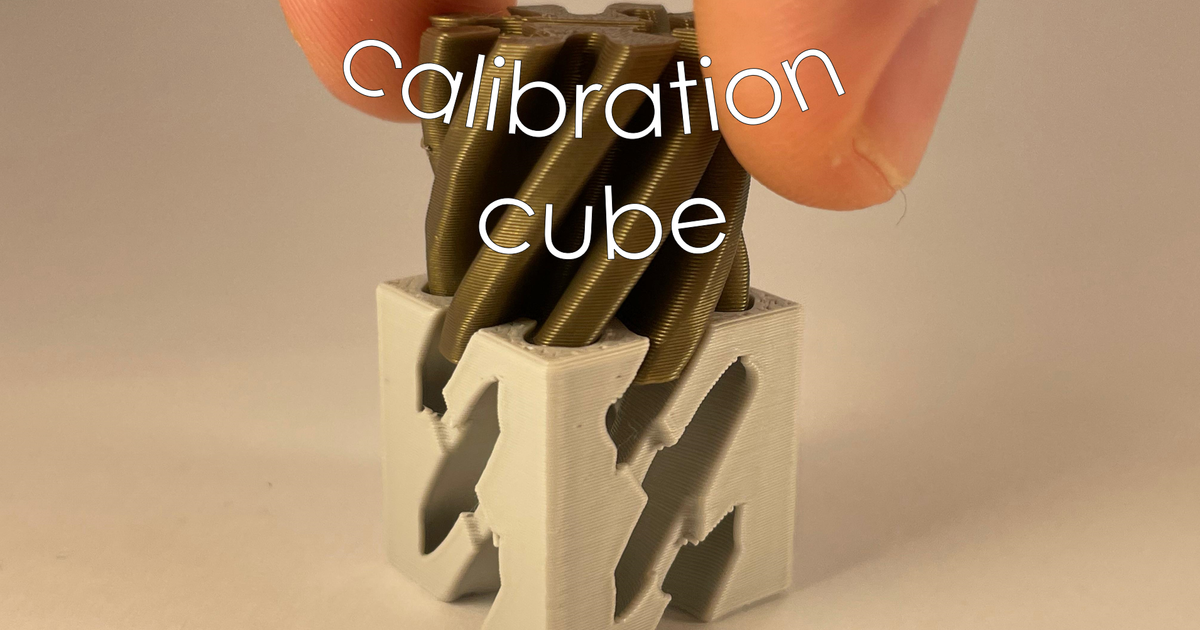 impossible pass through calibration cube | fidget helix by Pelixx01 ...