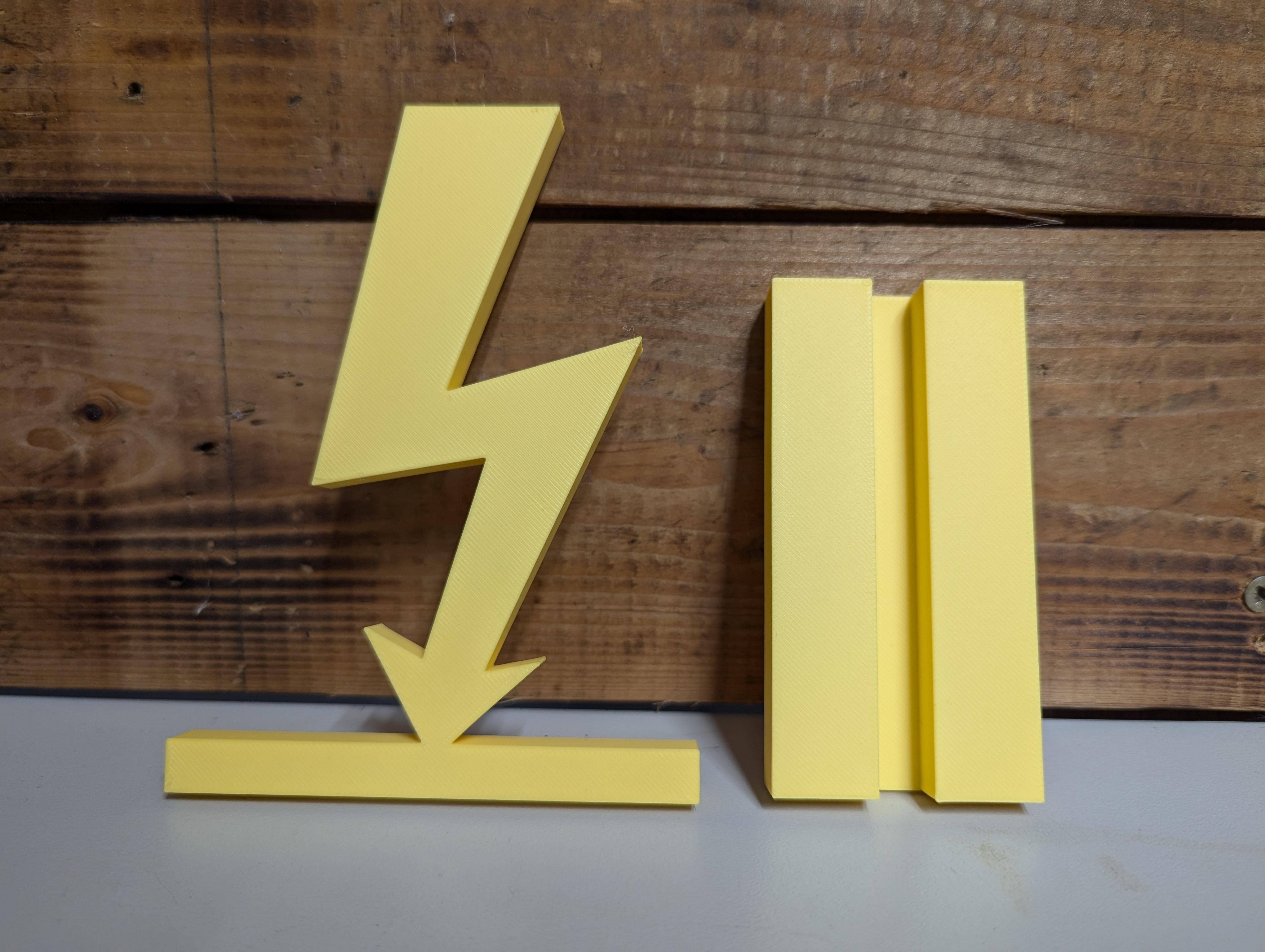 Blitz mit Stand Fuß - lightning with stand base by LS3print | Download ...