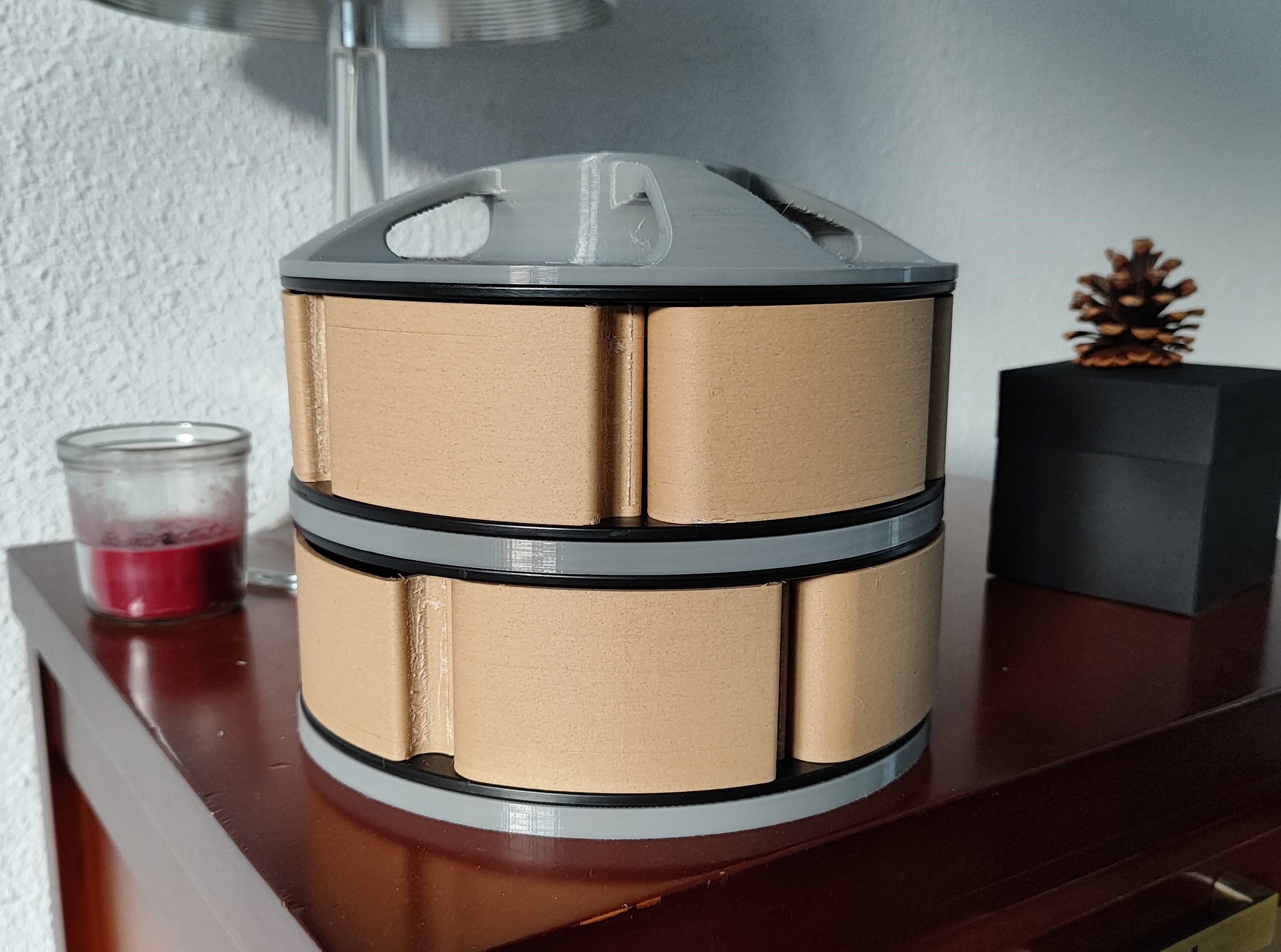 Stackable and Rotating Spool Drawer by MazzPrint | Download free STL ...