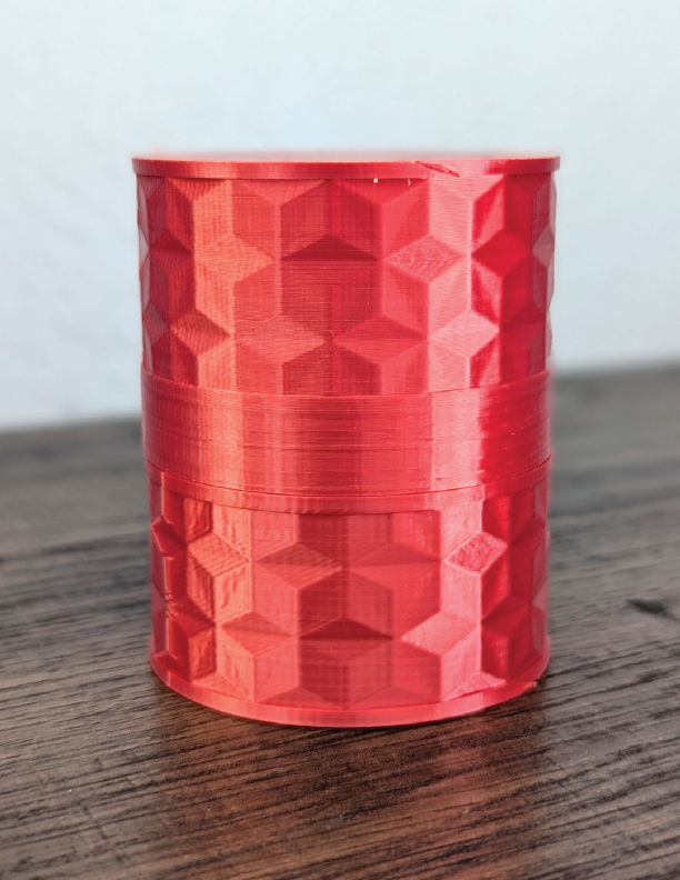 Geodesic Twist Container 2 parts. Ready to print. by David Copete ...