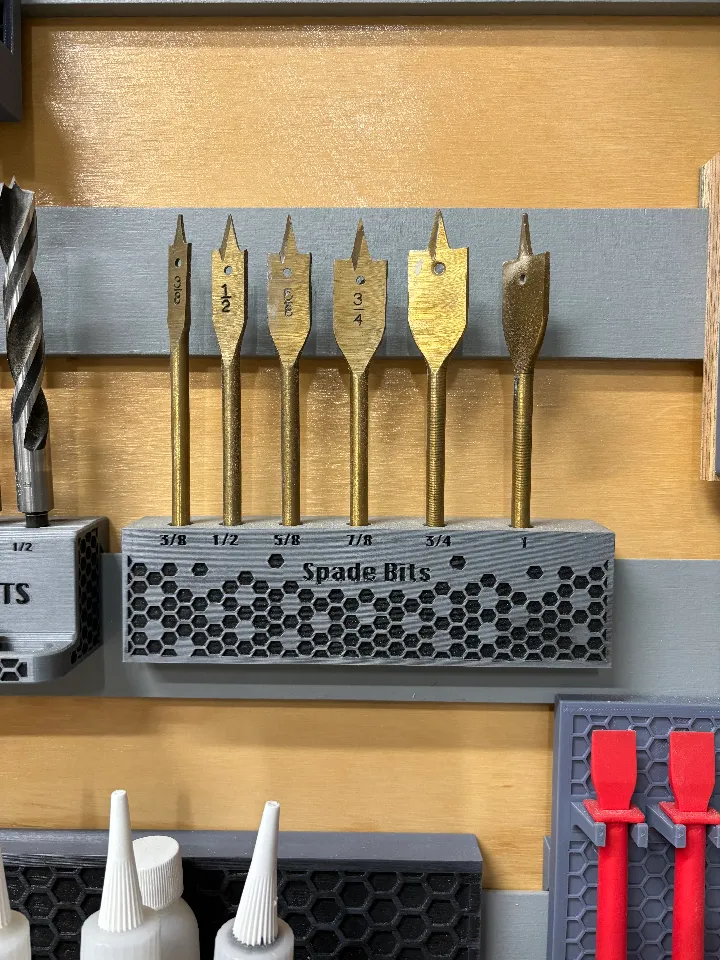 Spade Bits Holder by Taylor | Download free STL model | Printables.com
