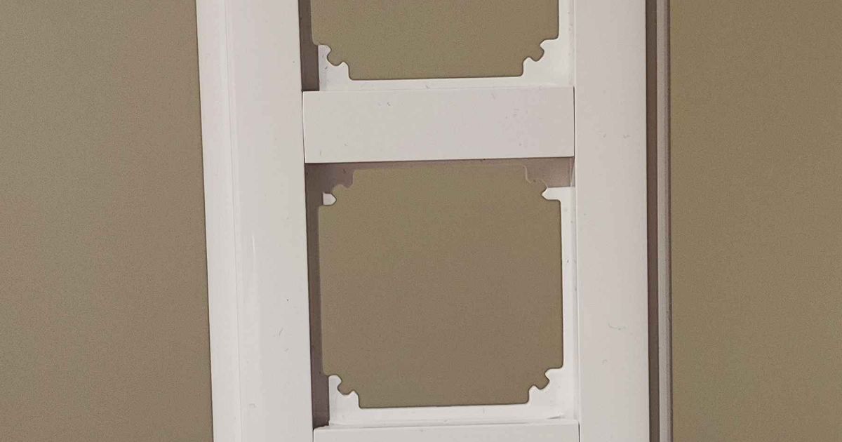 Schneider Light Switch Frame by McCreamyBoiiii | Download free STL ...
