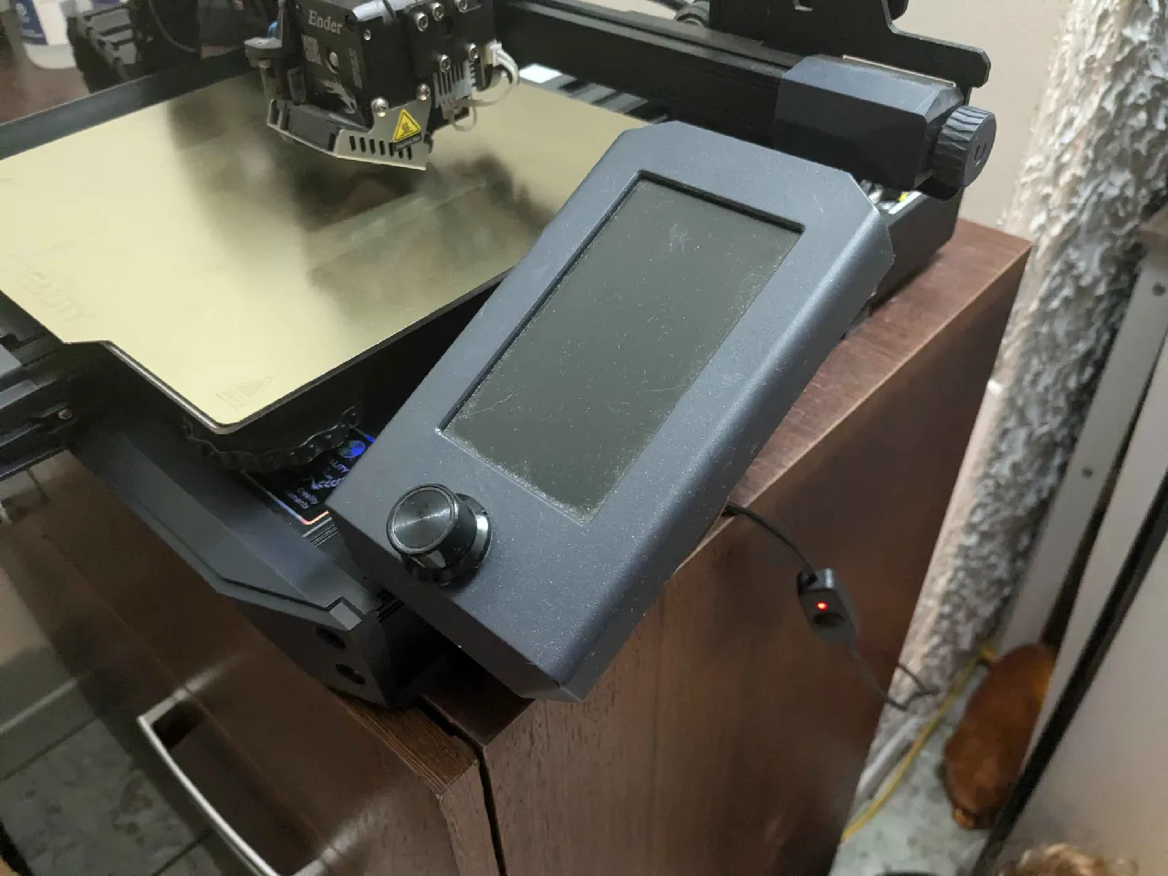 Ender 3 S1 Display Mount with Raspberry PI 3A Case by Cherry Bomb ...