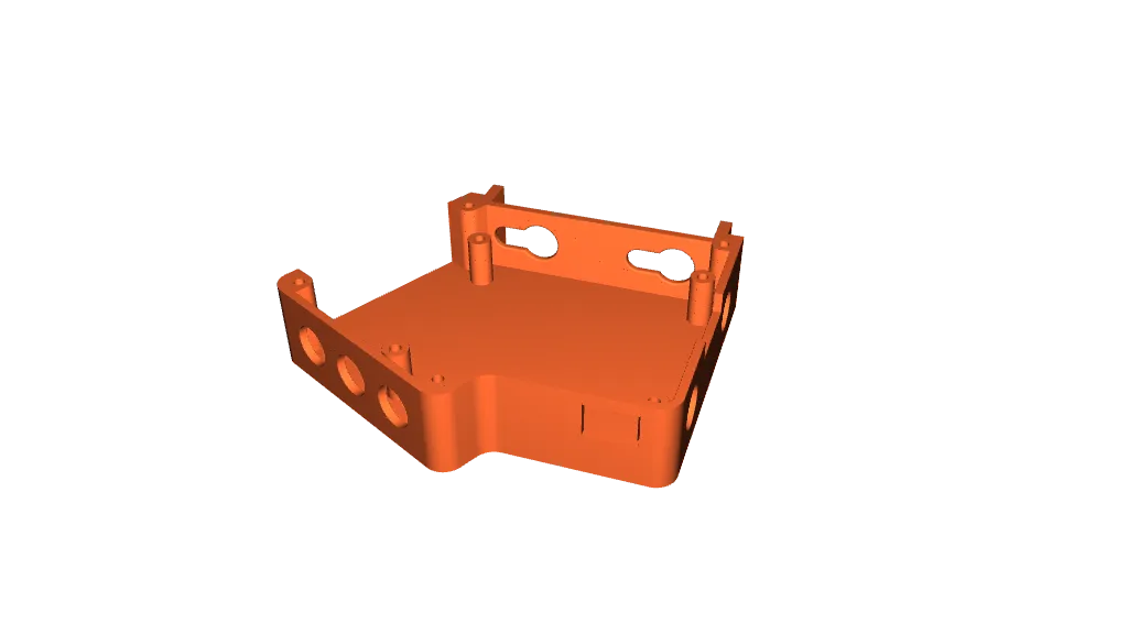Ender 3 S1 Display Mount with Raspberry PI 3A Case by Cherry Bomb ...