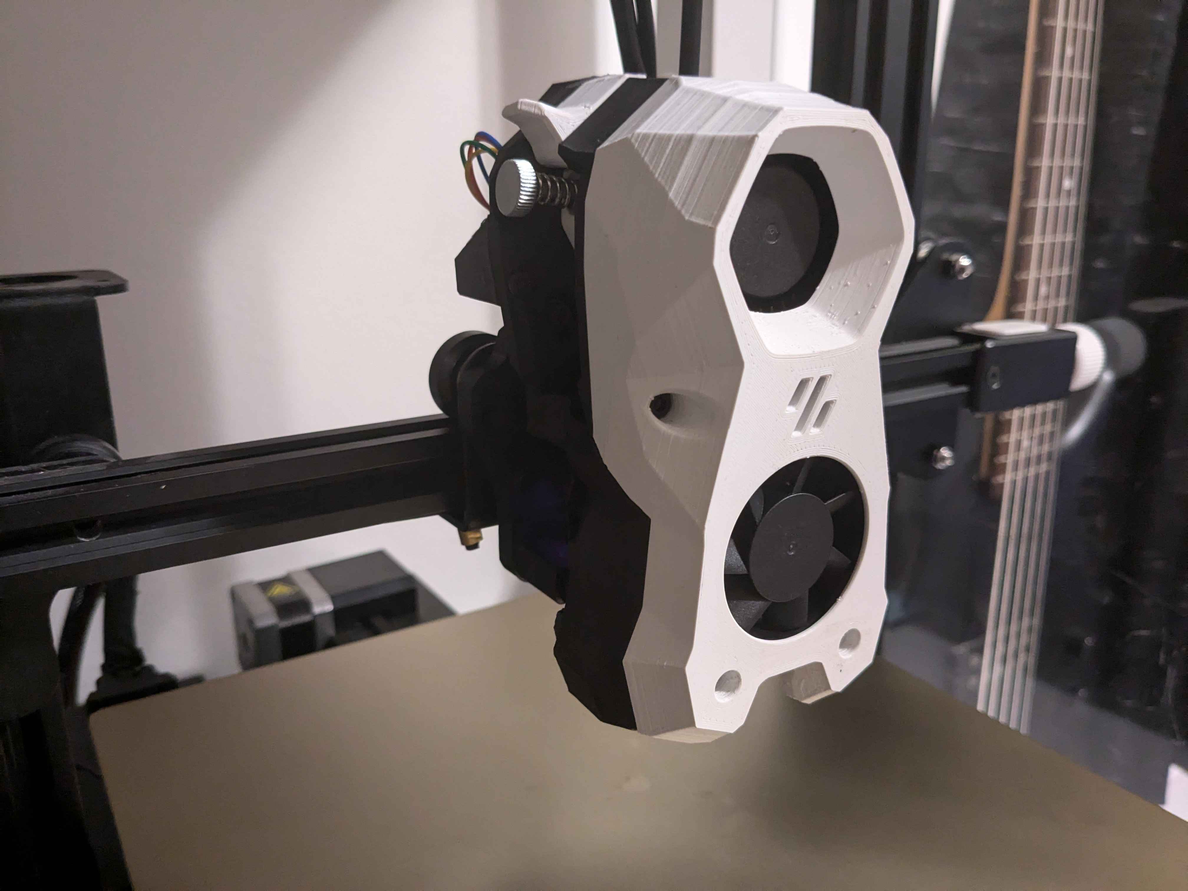 Ender 3 V2 Stealthburner Mount with CR Touch by Cherry Bomb | Download ...