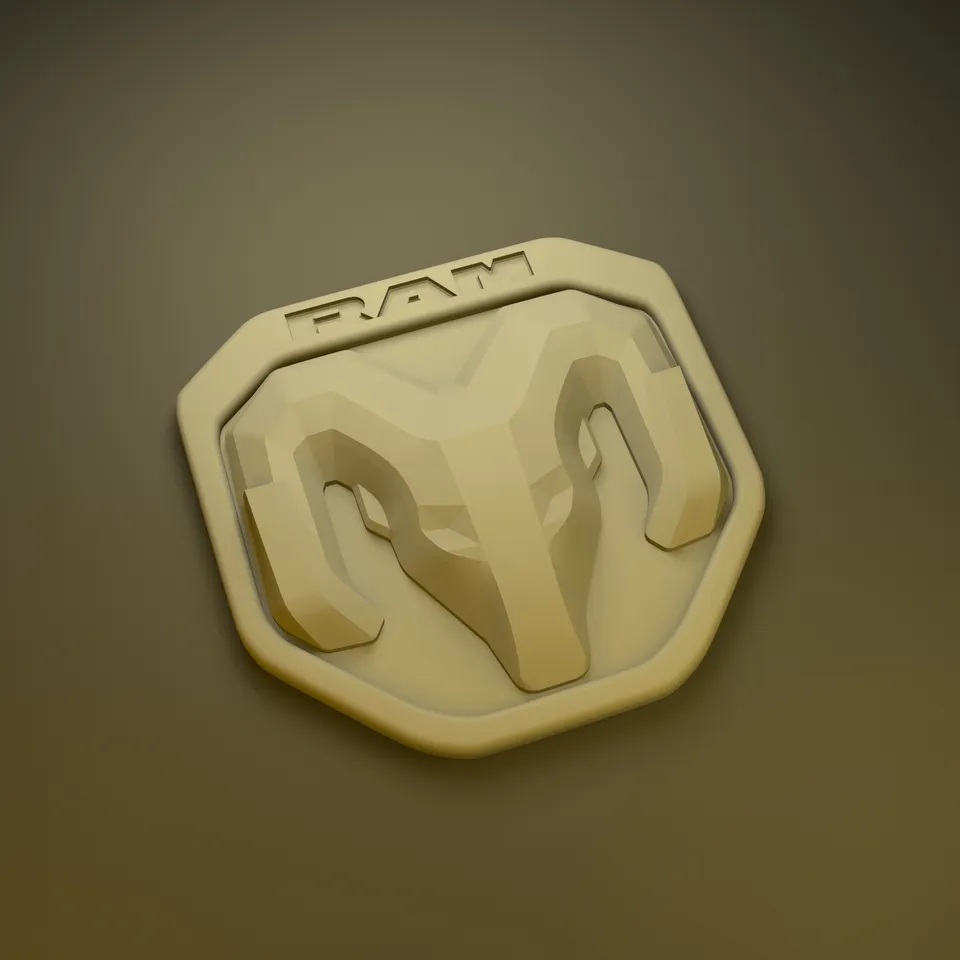 RAM new emblem by Andy Deere | Download free STL model | Printables.com