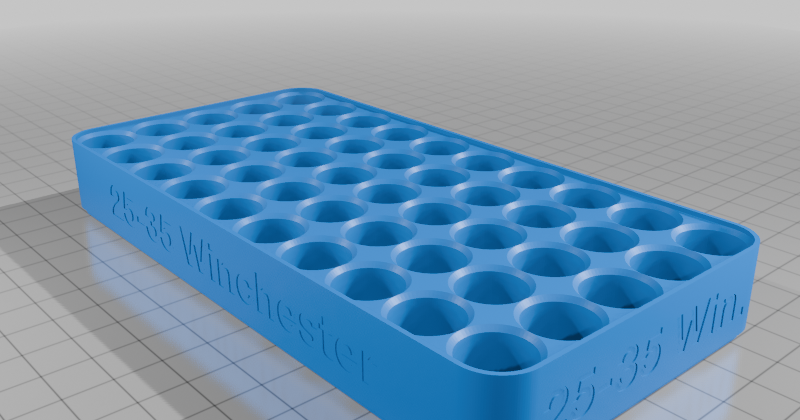 25-35 Winchester Stacking Loading Block by brass_ring | Download free ...