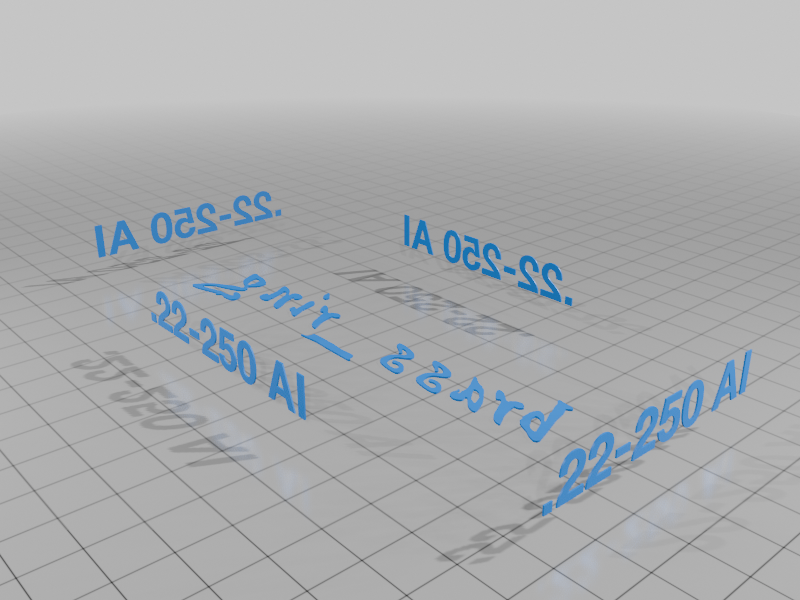 .22-250 AI Stacking Loading Block by brass_ring | Download free STL ...