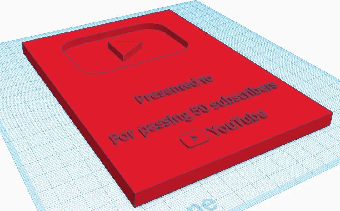YouTube Play Buttons by Otter3DPrinting | Download free STL model ...