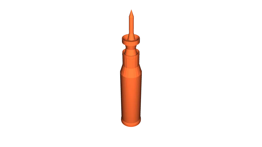 M829A1 Anti tank shell and Keycharm by F3NR1R | Download free STL model ...