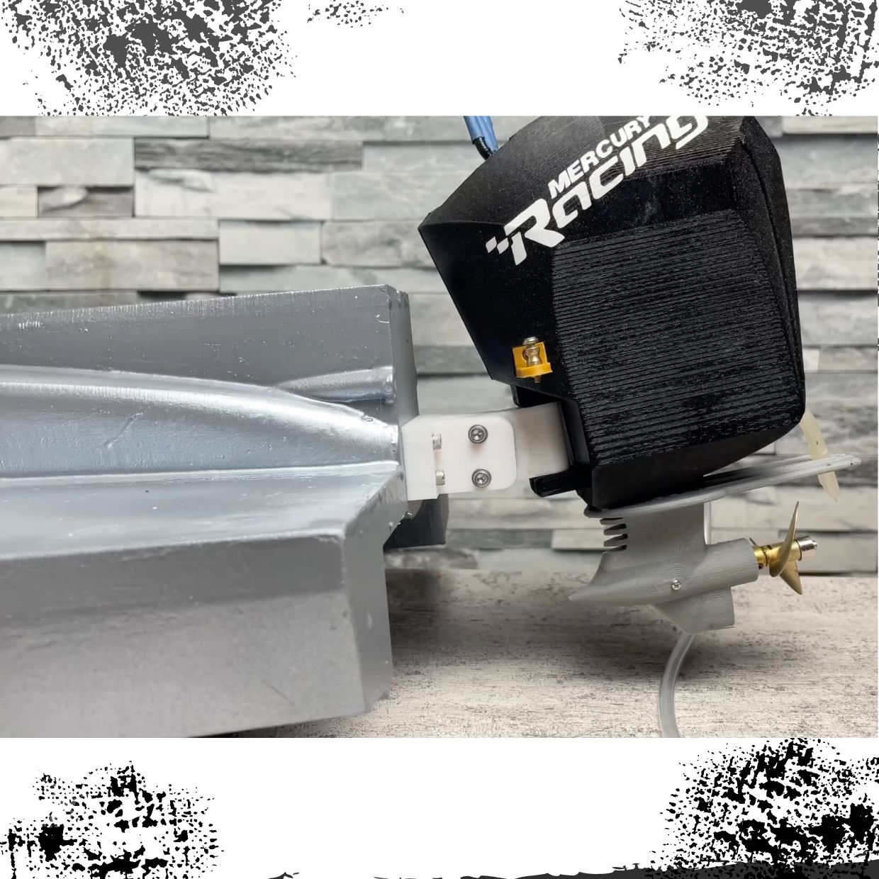 Rc F1 Boat With Outboard Mercury Racing 360 by Khairul Syarif nasution ...