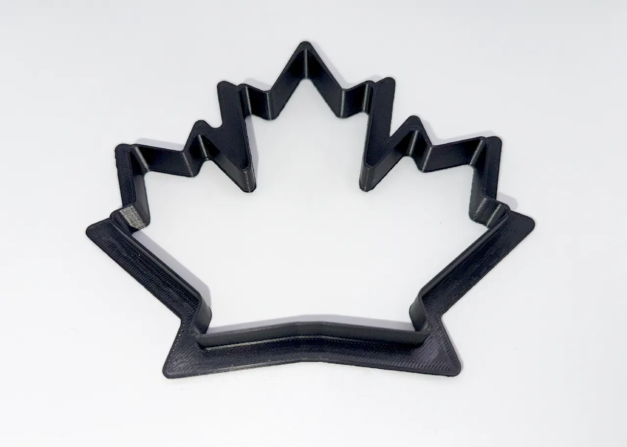 Maple Leaf Cookie Cutter by automontronic | Download free STL model ...