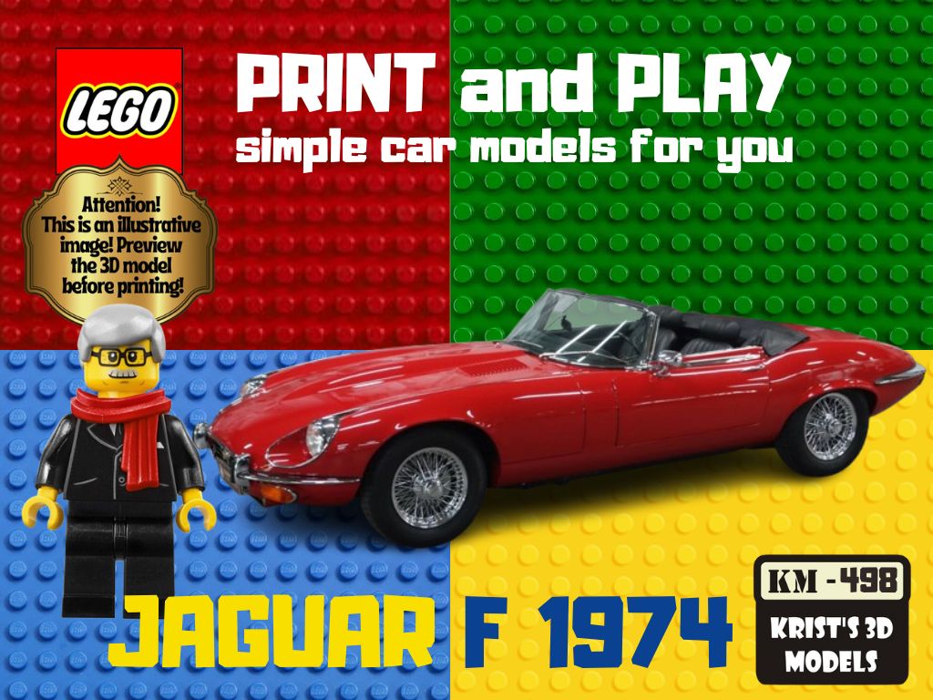LEGO Jaguar F 1974 by Mgr. Pavel Krist | Download free STL model ...