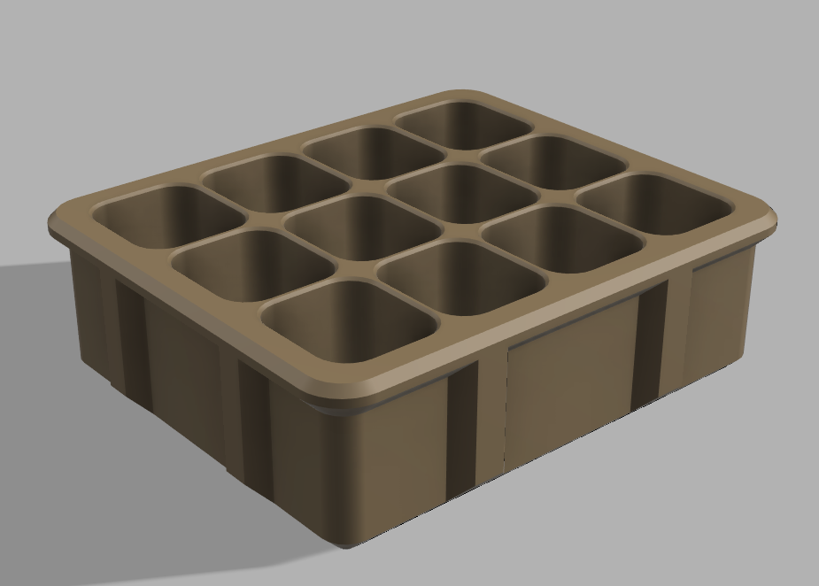 Sectioned Rugged Box (Parametric) by Freestylez | Download free STL ...