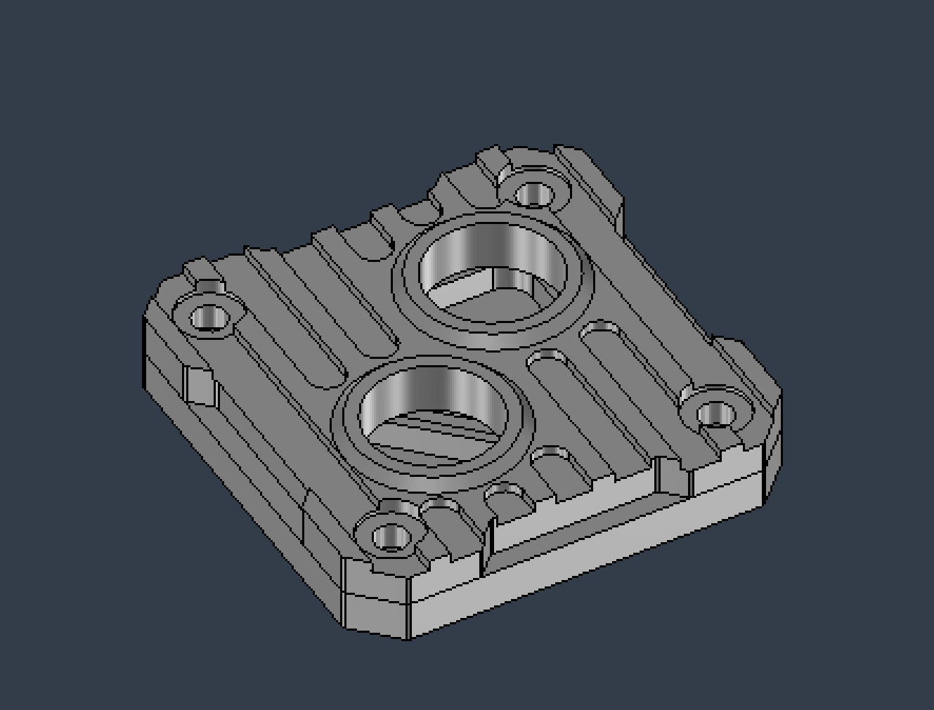 nema17 water cooling block by Nick Feva | Download free STL model ...