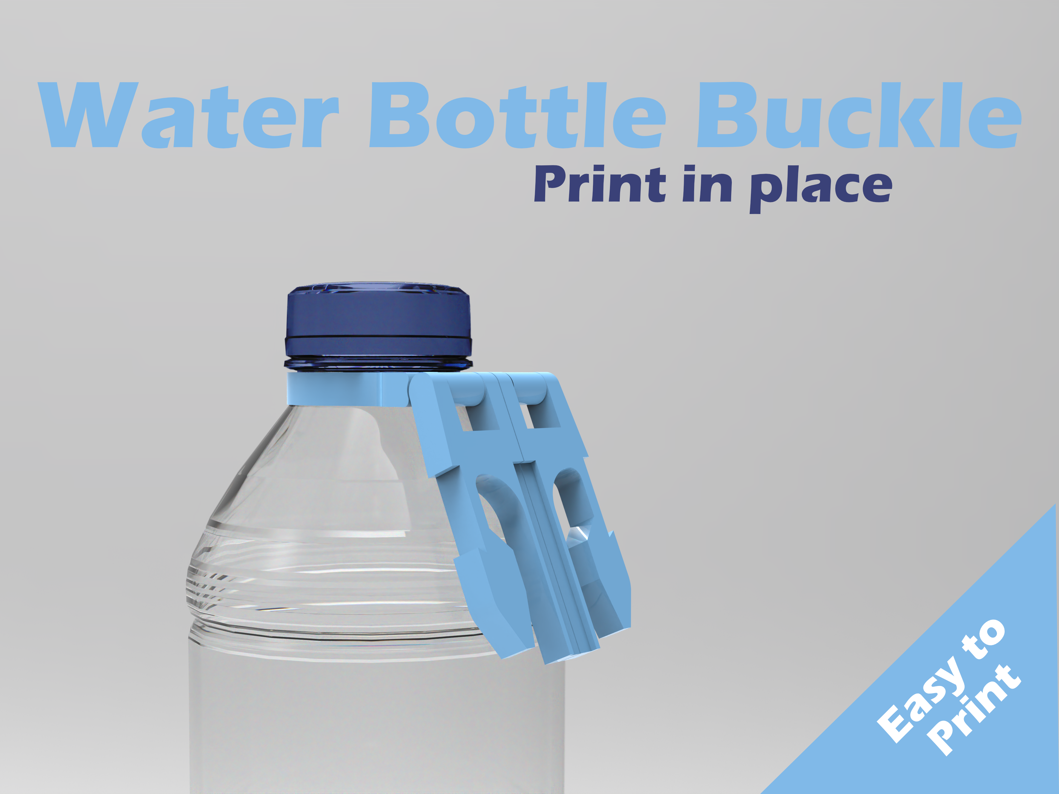 BUCKLE - To Wear Your Water Bottle (PRINT IN PLACE BUCKLE) by ART TOO ...