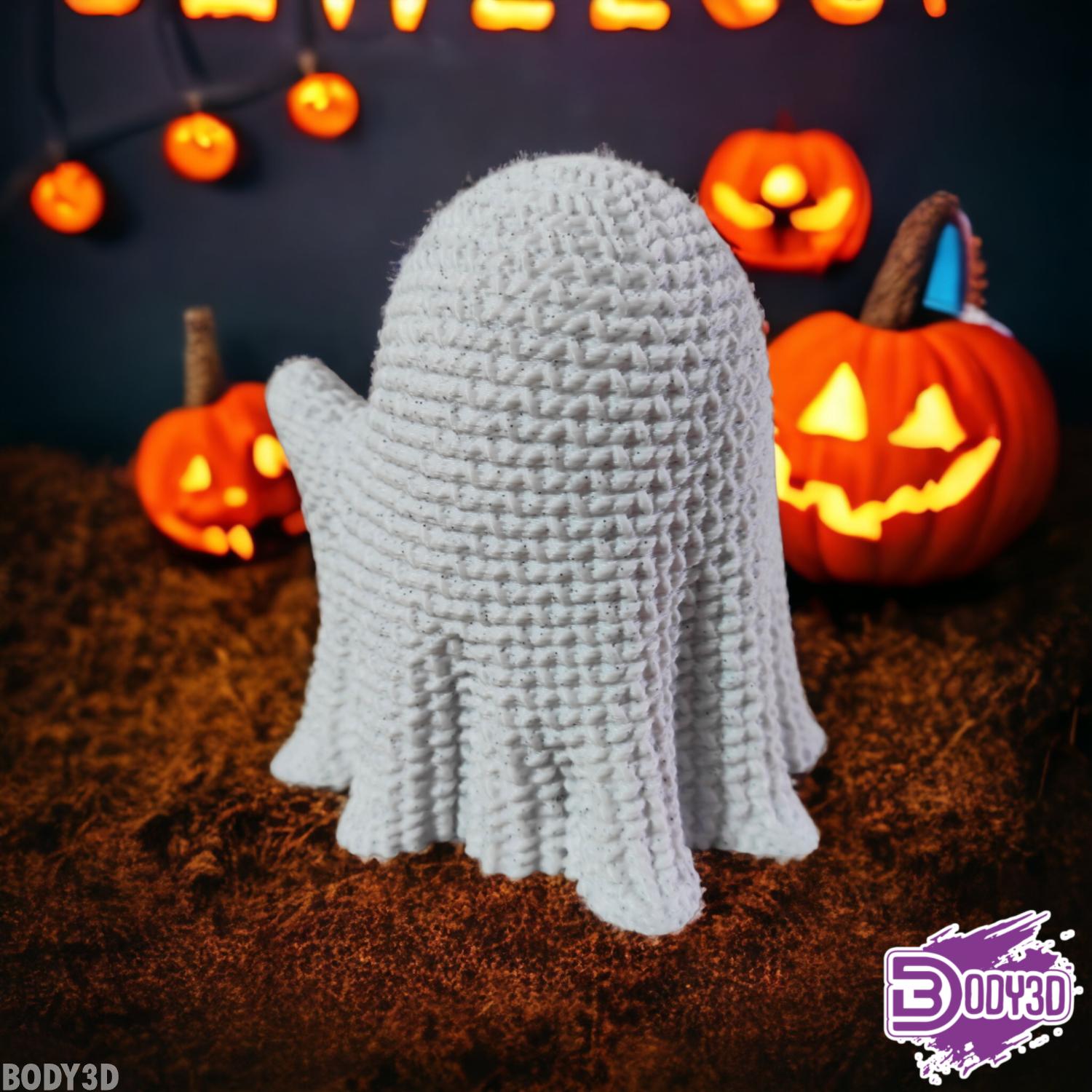 Crocheted Ghost by BODY3D | Printables Store