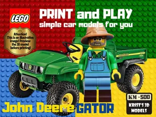 LEGO John Deere Gator by Mgr. Pavel Krist | Download free STL model ...