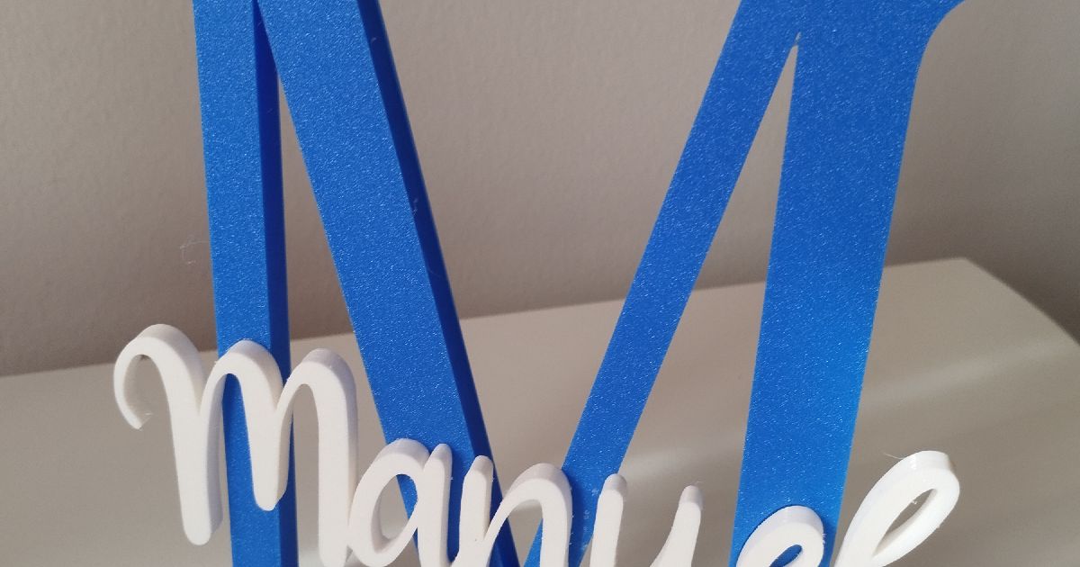 Manuel Nombre con inicial / Name with initial by Manuel Zafra Velasco ...