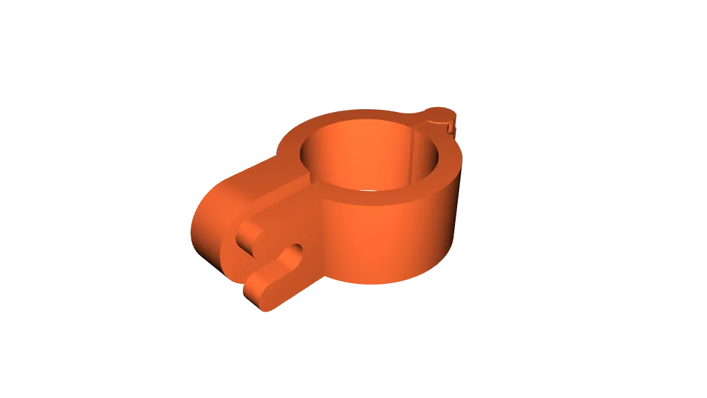 Hinged pipe clamp (Print In place) by Fitaine | Download free STL model ...