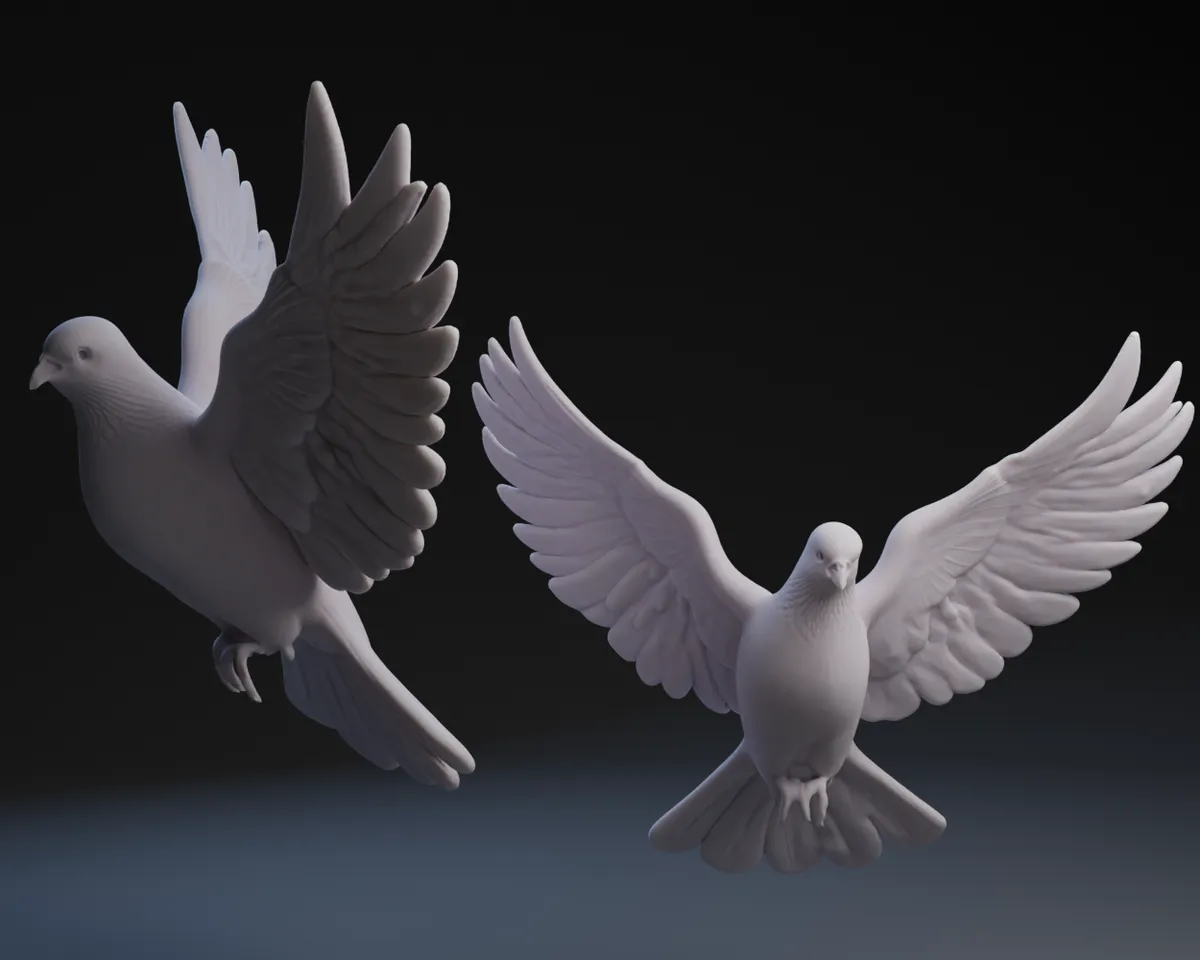Nativity Dove by Peter Farell | Download free STL model | Printables.com