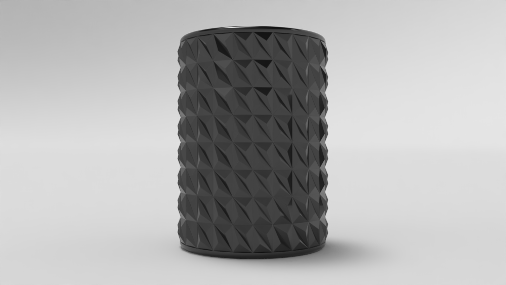 Geodesic Twist Container 2 parts. Ready to print by David Copete ...